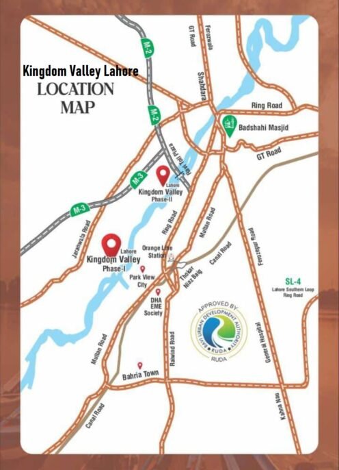 Location Details | Kingdom Valley Lahore